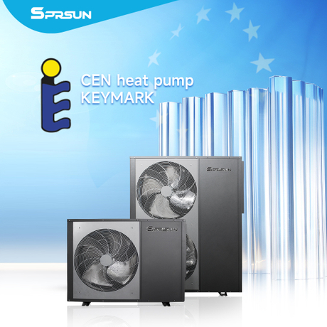 SPRSUN R32 Air Source Heat Pumps Acquired KEYMARK Certification - SPRSUN