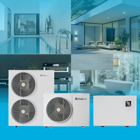 SPRSUN 16-18KW D.C. Inverter Monoblock Air Source Heat Pump Review ...