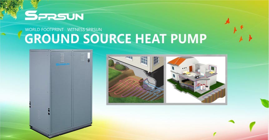 39KW-200KW Geothermal Ground Source Heat Pump for Hot Water & Room ...